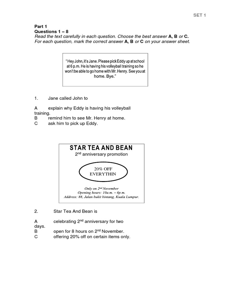 F3 Reading Set 1 (24 March 2020) PDF | PDF | Association Football | Sports