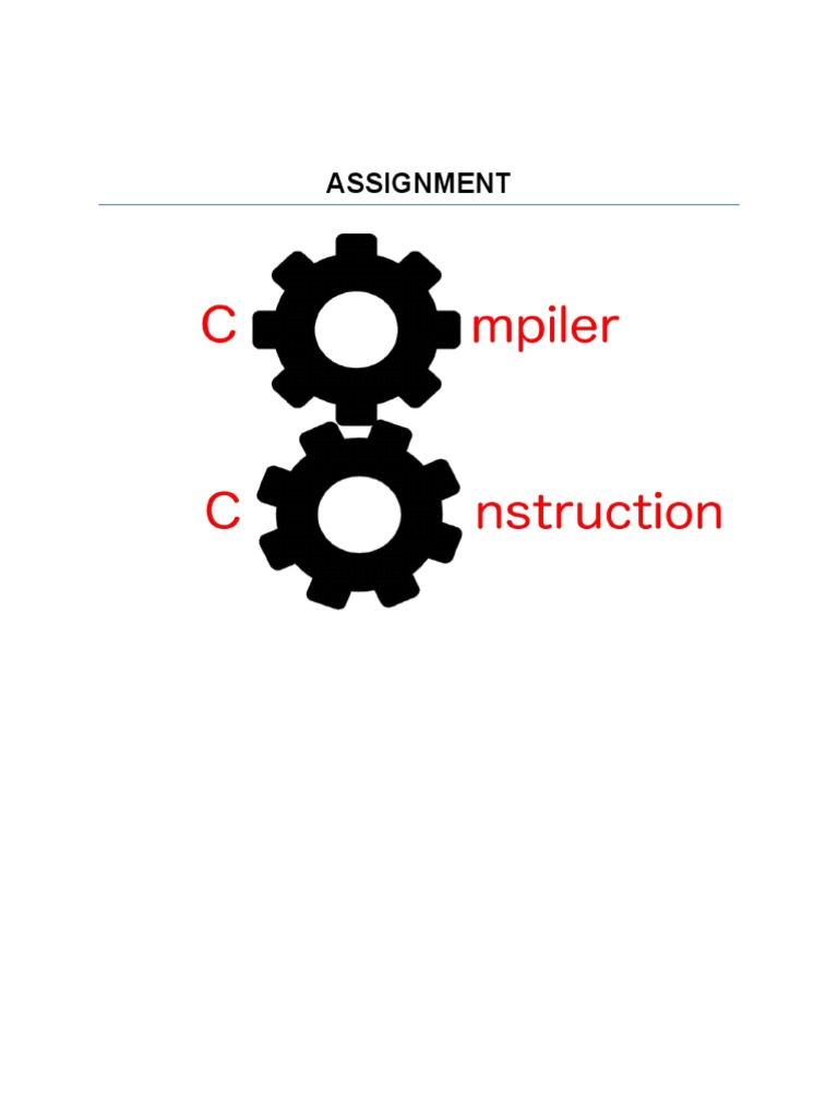 Compiler Construction Assignment | PDF | Computer Architecture ... Compiler Construction Assignment | PDF | Computer Architecture ...