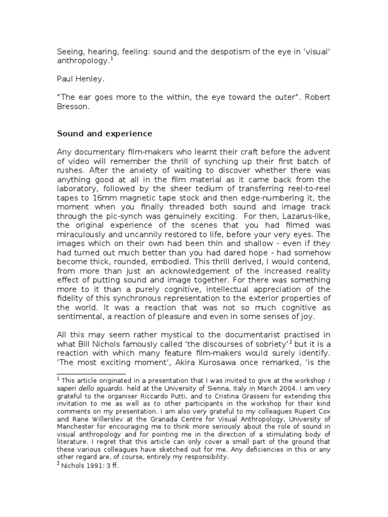 Paul Henley | PDF | Ethnography | Anthropology