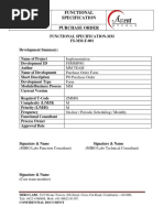 Functional Specification Sample | PDF | Business Process ...