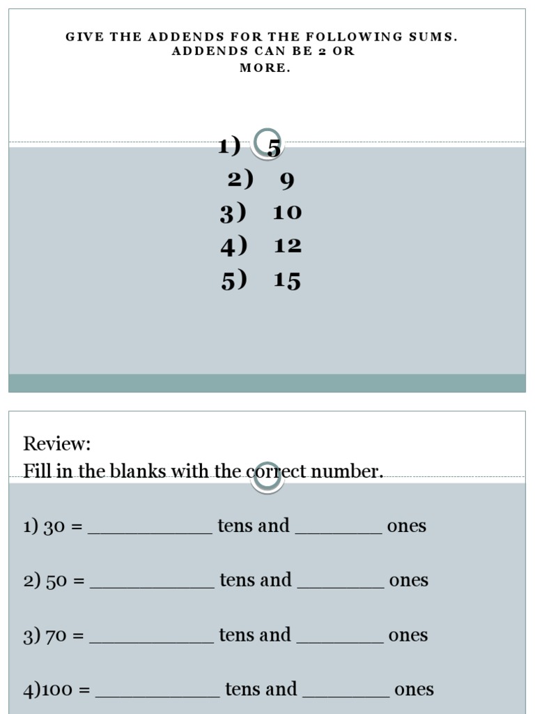 Adding 2- and 3-Digit Numbers Mentally | PDF | Arithmetic | Teaching ...
