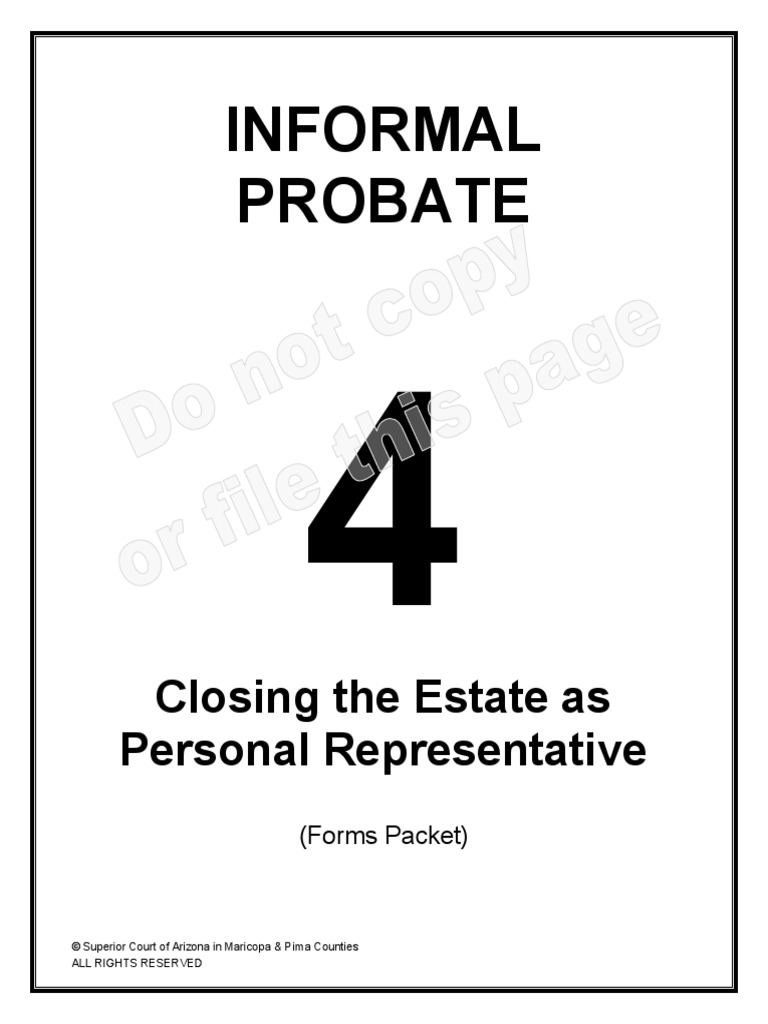 5 - Closing The Estate PDF | PDF | Probate | Notary Public
