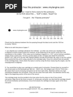 Cartridge Alignment Protractors | PDF | Phonograph