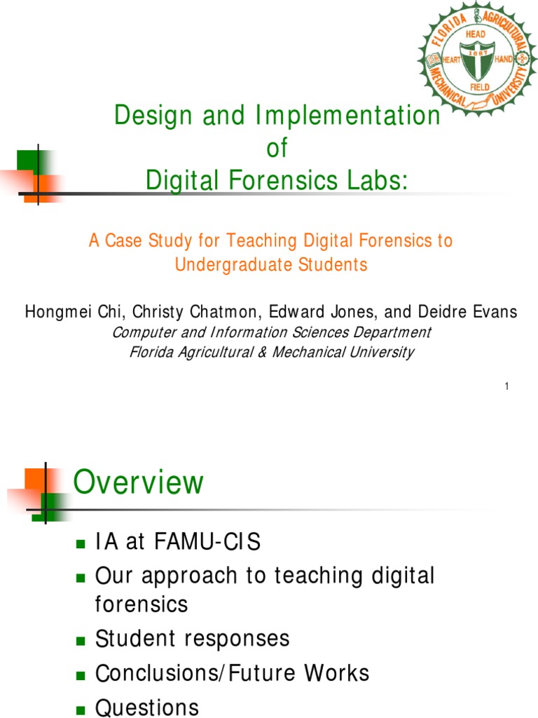 Digital Forensics Lab Design for Education | PDF | Computer Forensics ...