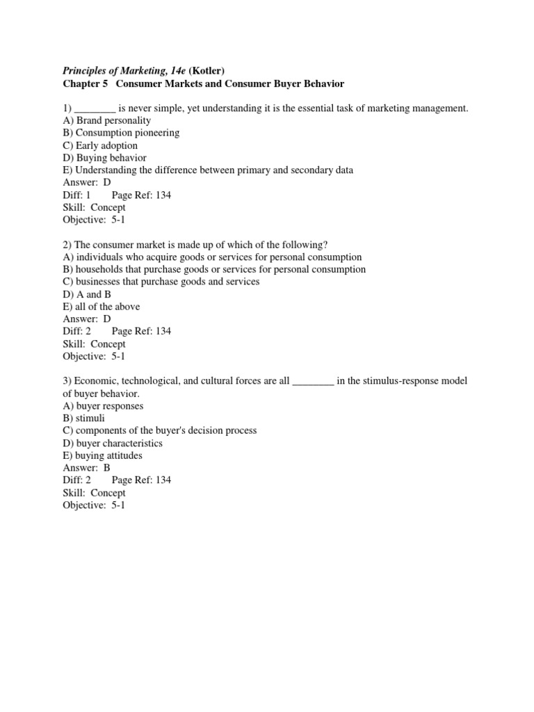 Chapter 5 | PDF | Consumer Behaviour | Behavior