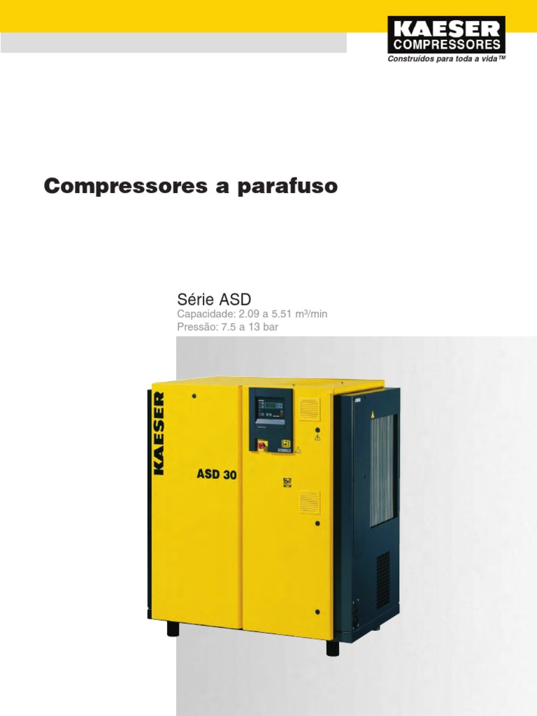 Catálogo ASD 18,5-30 KW Kaeser | PDF | Refrigeração | Motores