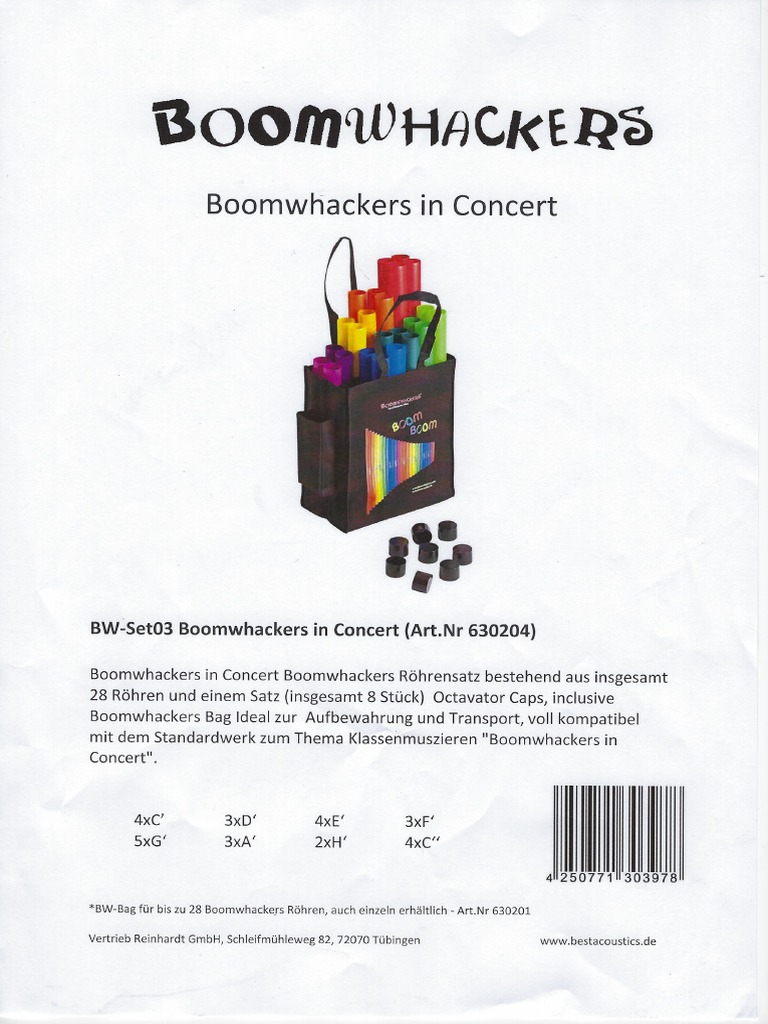Boomwhackers Concert-Set - Overview | PDF