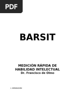Ficha Técnica Barsit | PDF | Prueba (evaluación) | Memoria