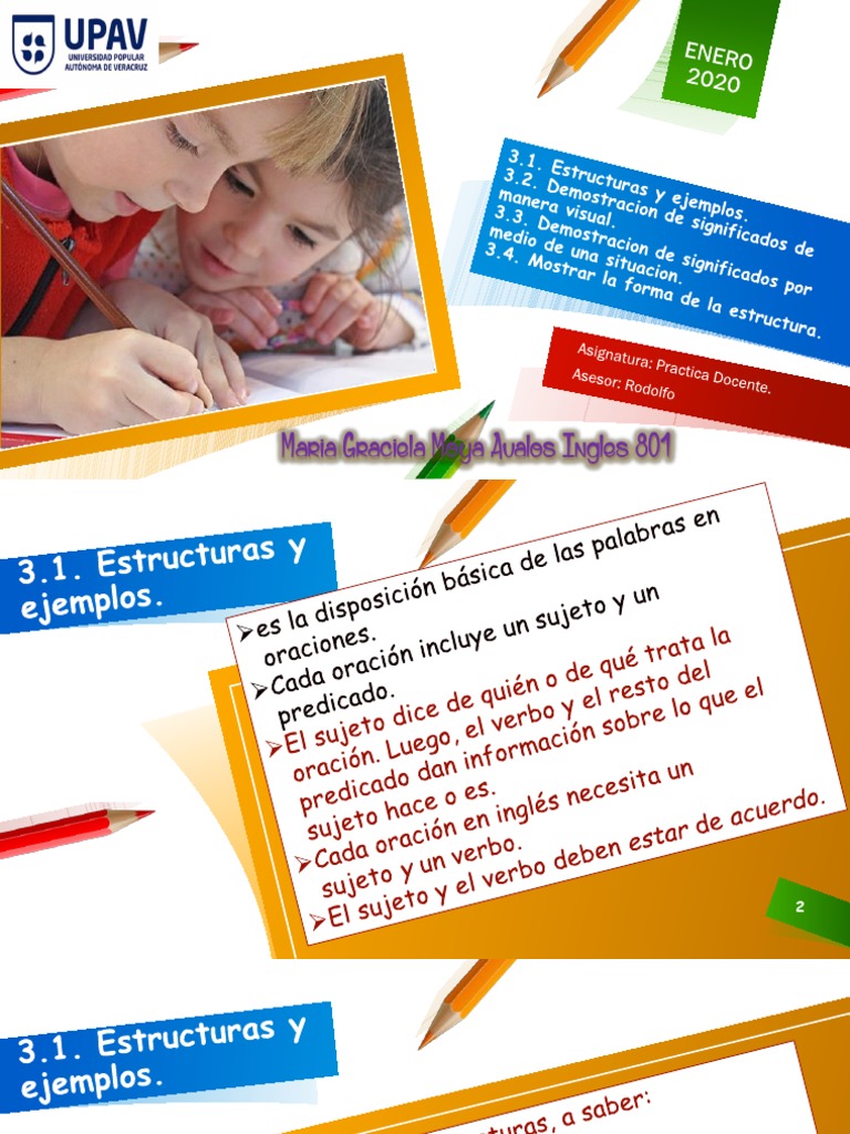 Estructuras de Oraciones en Inglés | PDF | Verb | Semantics