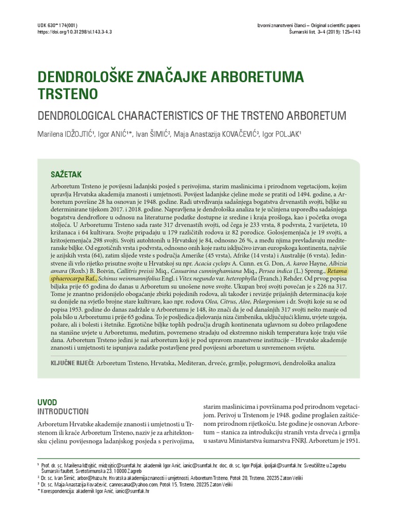 Trsteno PDF | PDF