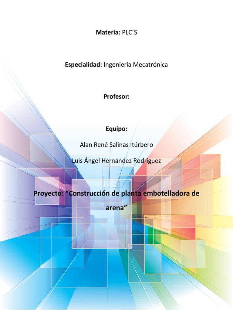 Reporte PLC S | PDF | Cemento | El plastico