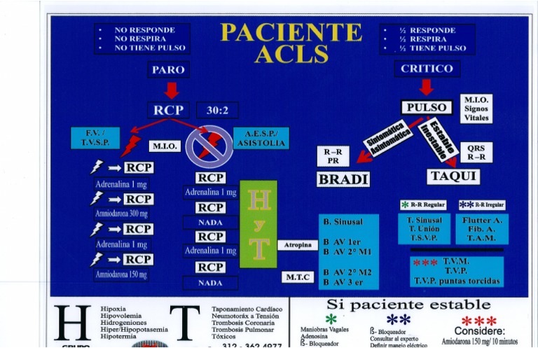 Algoritmo Acls | PDF