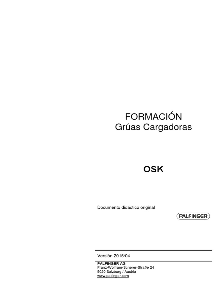 OSK 2015 04 Es | PDF | Grúa (máquina) | Tanques
