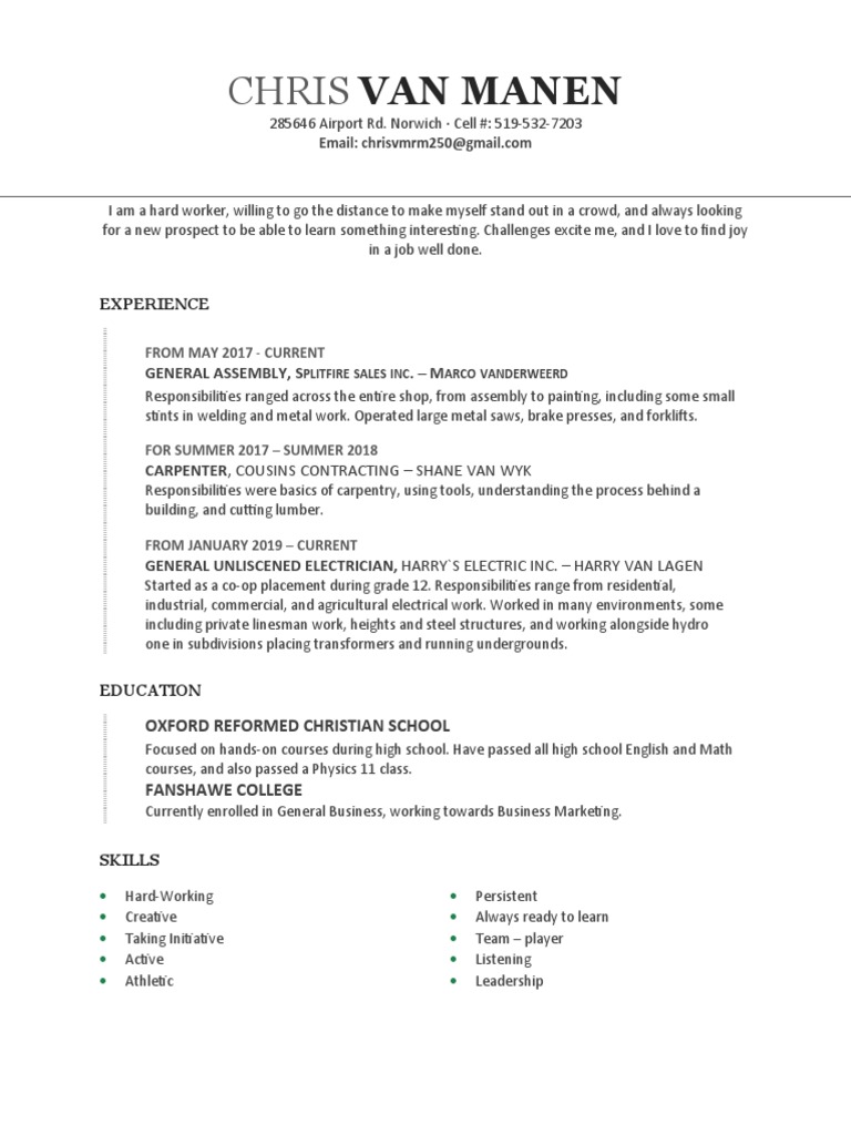 Chris Resume | PDF