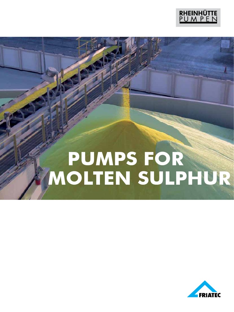 Pumps For Molten Sulphur | PDF | Bearing (Mechanical) | Pump