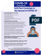 CDC - Cloth Face Mask | PDF | Clothing | Textiles
