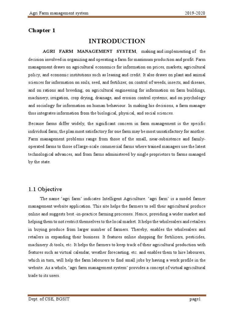 Agri Farm Management System | PDF | Databases | Conceptual Model