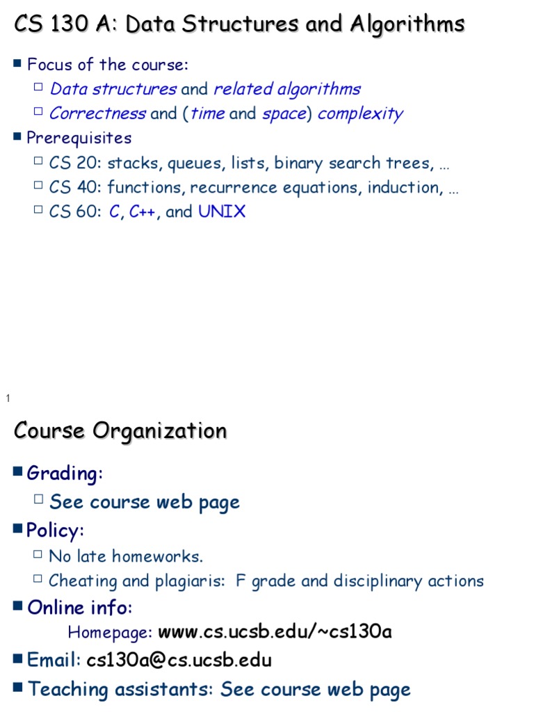 Data Structures Related Algorithms Correctness Time Space Complexity | PDF | Router (Computing ...