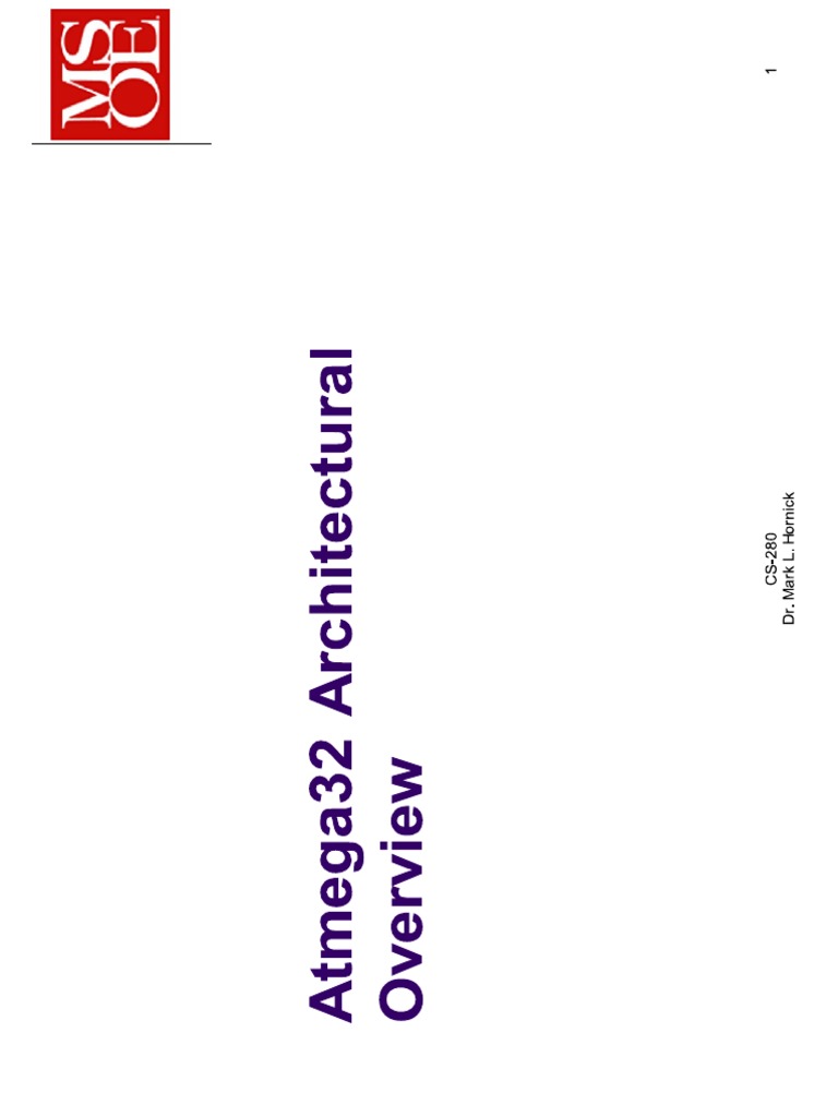 ATMEGA Architecture PDF | PDF