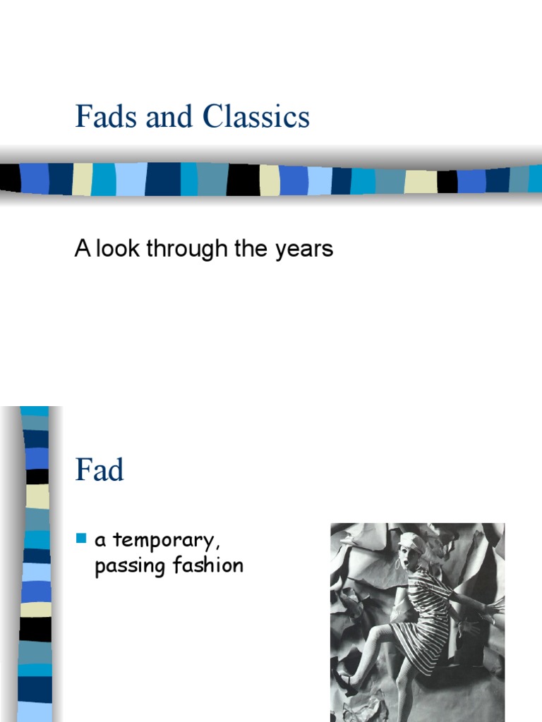 Fads and Classics | PDF