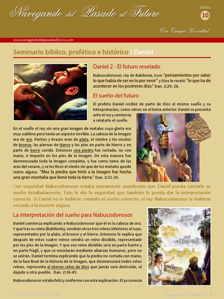 010 - Daniel 2 - El Futuro Revelado (Light) | PDF | Daniel (figura ...
