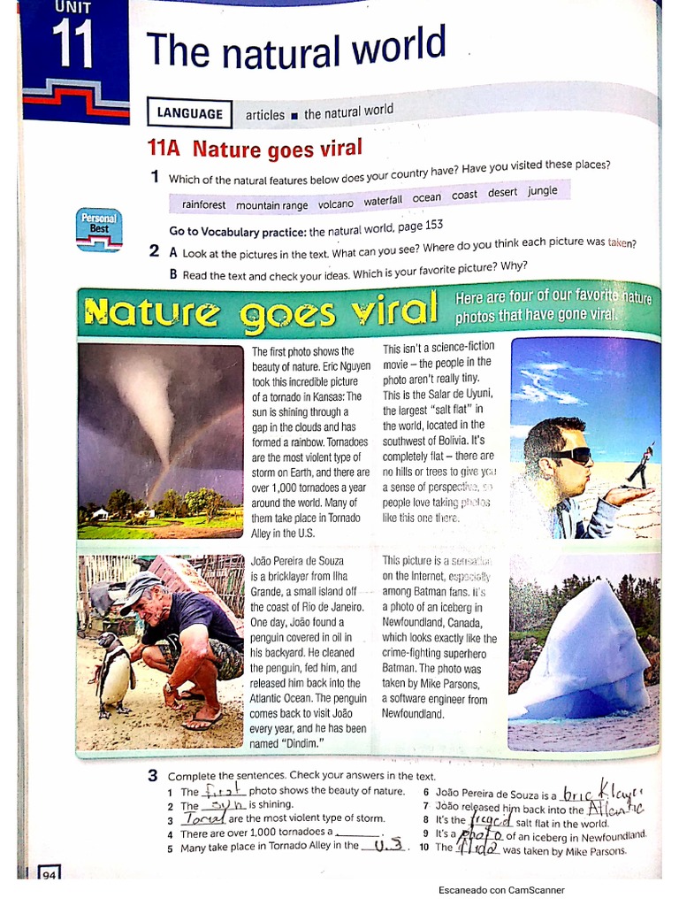 UNIT 11 The Natural World | PDF