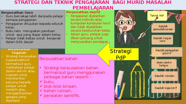 Strategi Dan Teknik PDP Murid Masalah Pembelajaran | PDF