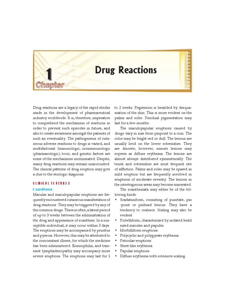 Drug Reactions Explained | PDF | Systemic Lupus Erythematosus | Drugs