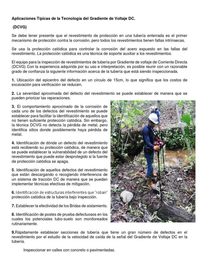 Direct Current Voltage Gradient - DCVG | PDF
