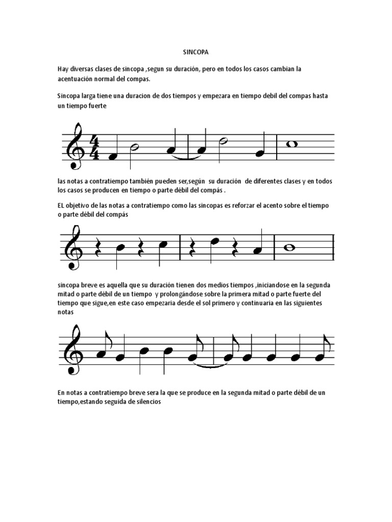 Sincopa | PDF