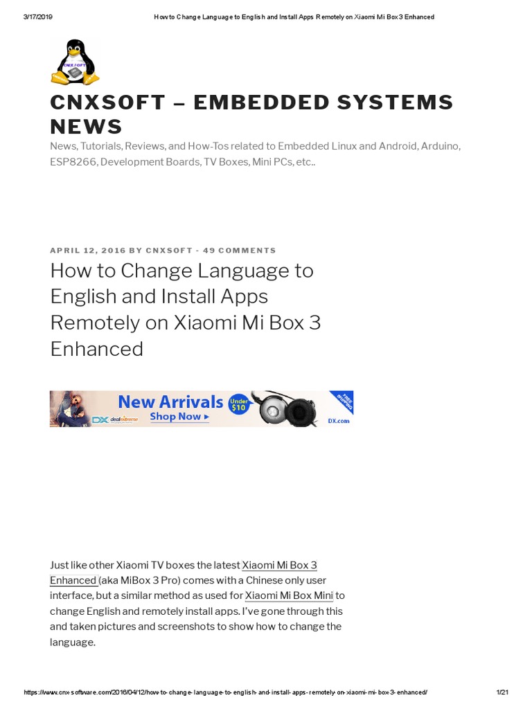 How To Change Language To English and Install Apps Remotely On Xiaomi ...