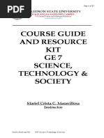 Science, Technology and Society (STS) Book | PDF