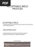 Acceptable Weld Profiles | PDF | Welding | Construction