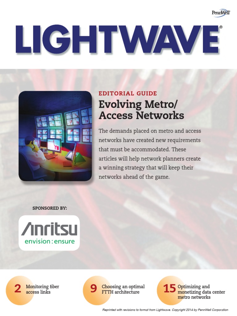 Lightwave Special Report PDF | PDF | Fiber To The X | Optical Fiber