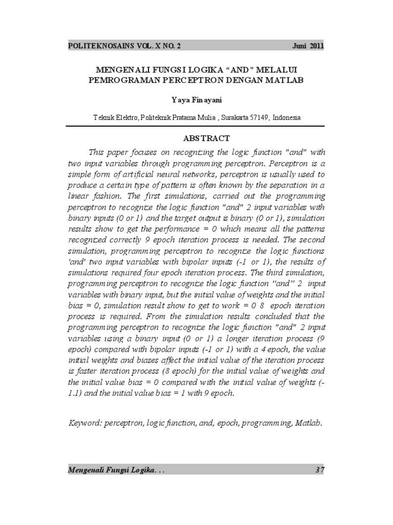 207-Article Text-310-1-10-20190130 | PDF | Statistical Classification | Computational Neuroscience