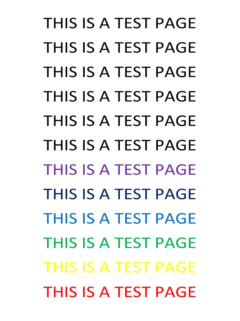 Test Page | PDF