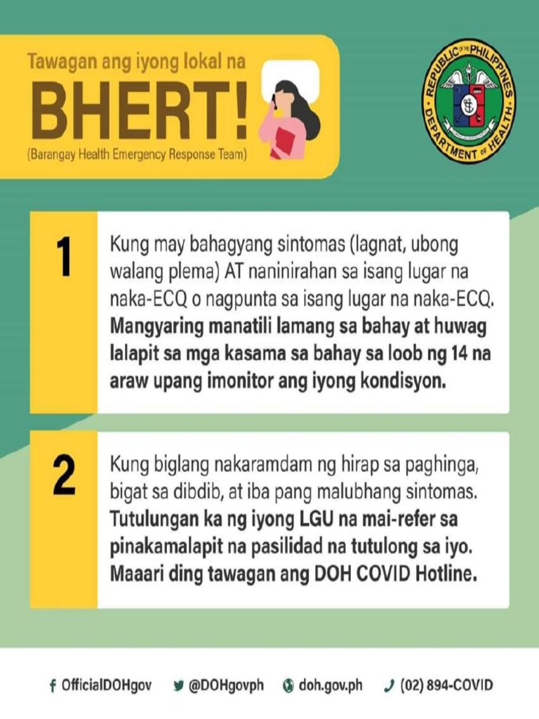 Barangay Health Emergency Response Team | PDF