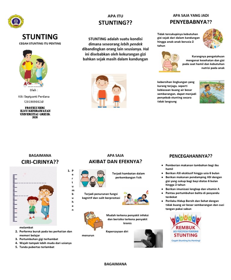 Leaflet Stunting | PDF