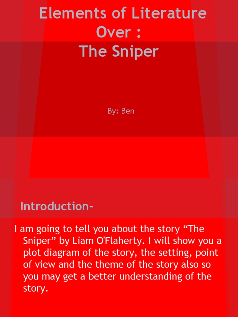 Analysis of "The Sniper" Elements | PDF | Narration | Plot (Narrative)
