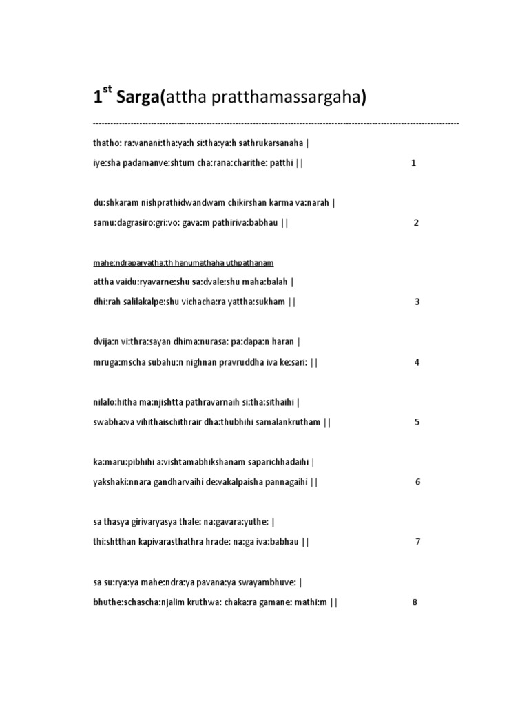 Sundarakanda Full PDF | PDF