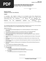 PEZA Application Form | PDF