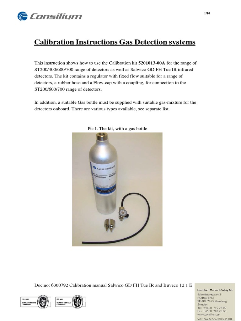 Calibration Manual GD FH Tue IR and Buveco 12 1 E | PDF | Calibration ...