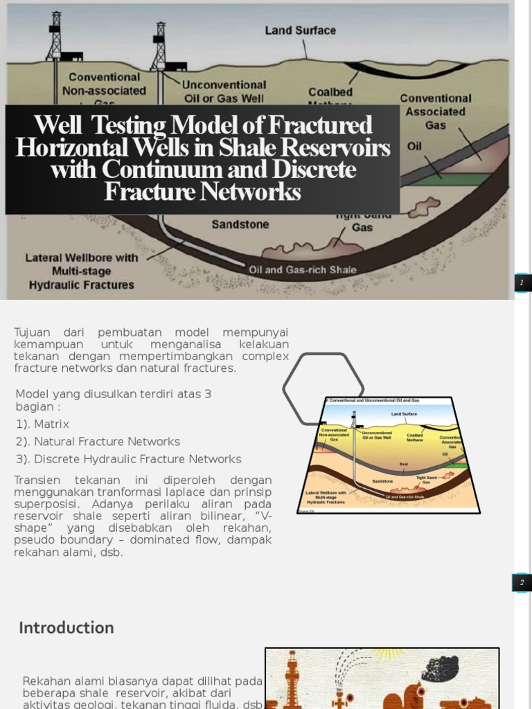 Well Testing Model of Fractured Horizontal Wells in | PDF