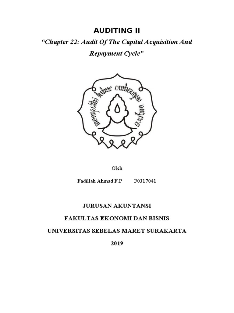 RMK Audit Bab 22 | PDF