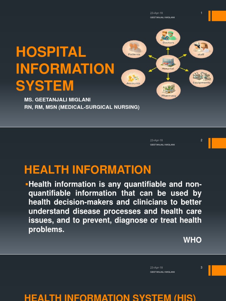 Hospital Information System | PDF | Health Informatics | Hospital