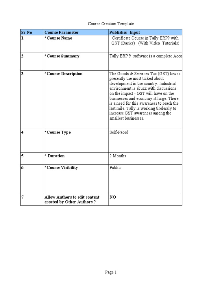 Tally.ERP9 & GST Course Guide | PDF | Value Added Tax | Receipt