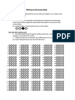 100 Question OMR Answer Sheet PDF | PDF | Office Equipment | Optical ...