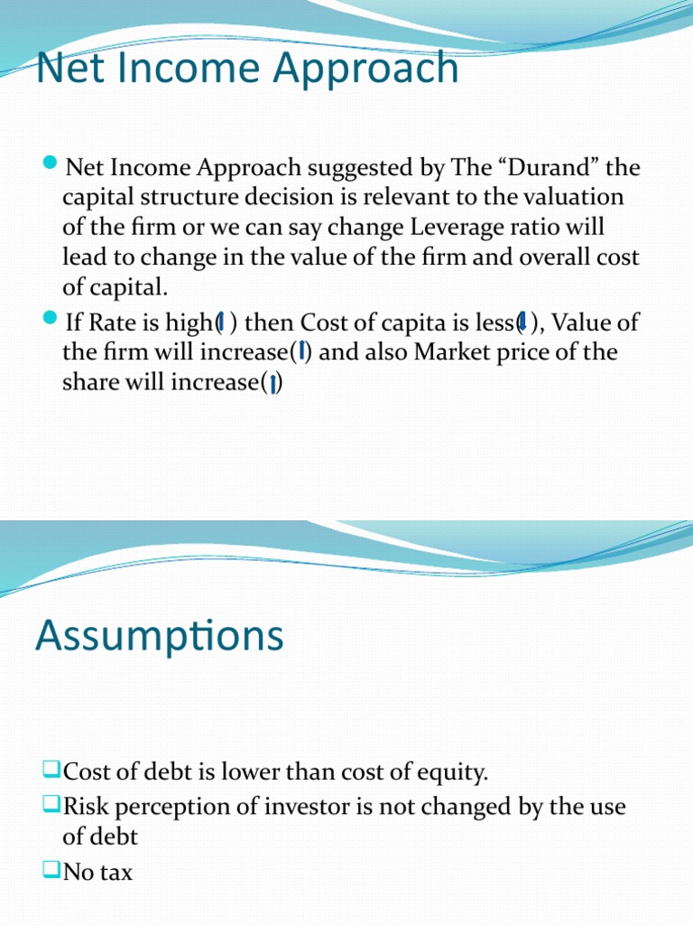 Net Income Approach | PDF