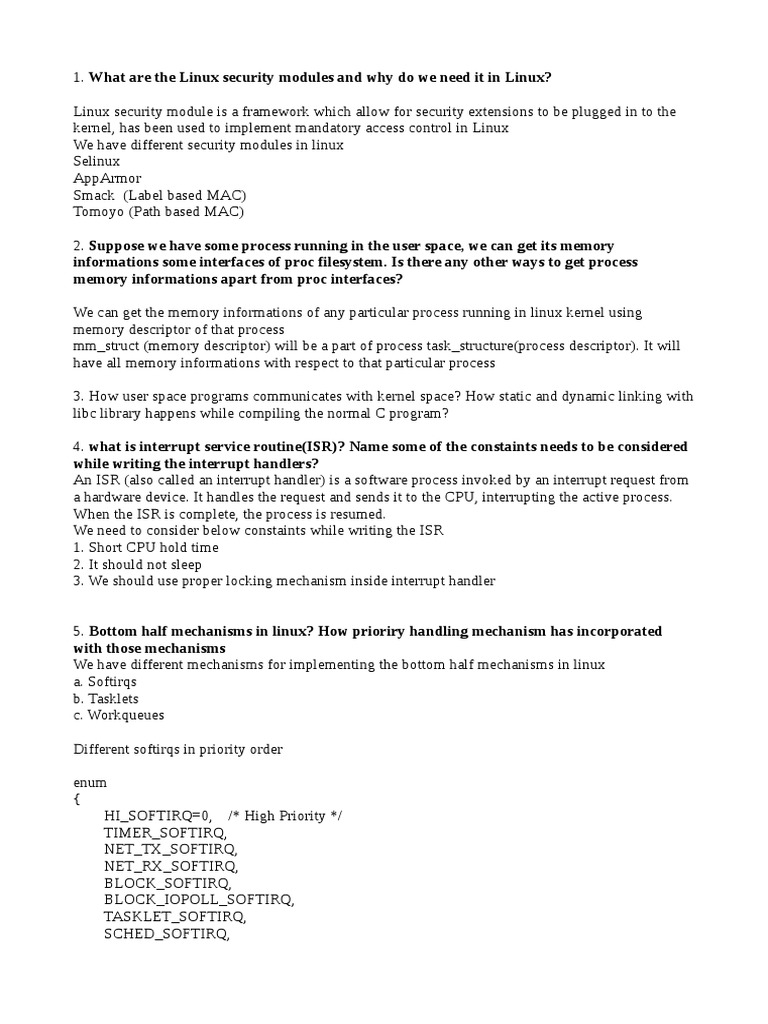 Informations Some Interfaces of Proc Filesystem. Is There Any Other Ways To Get Process Memory ...