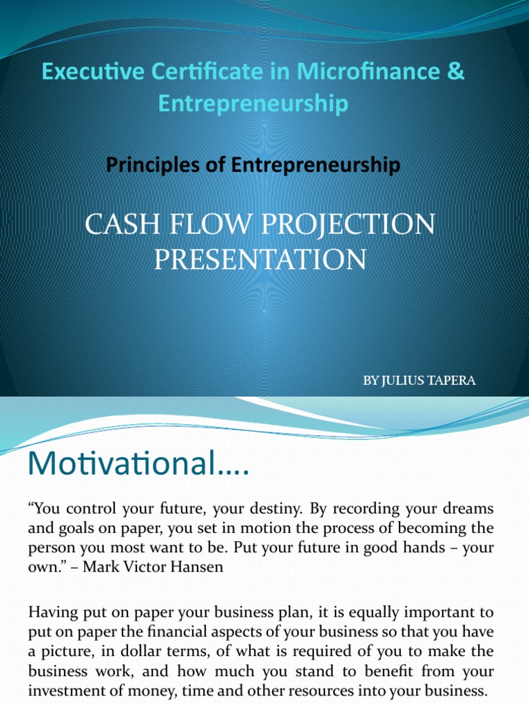 Projecting Profits: Understanding Cash Flow and Generating Accurate ...